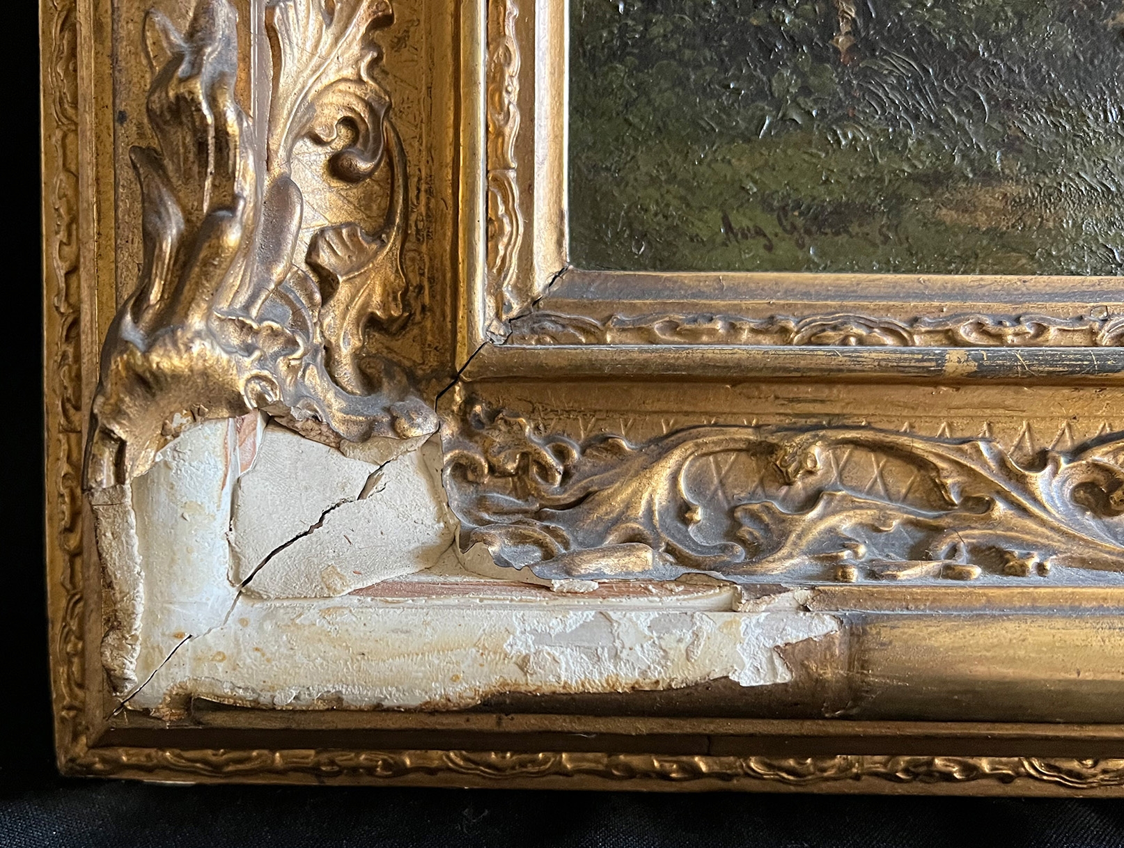 August Christian Geist | Landschaft mit Blick auf einen Fluss | MutualArt