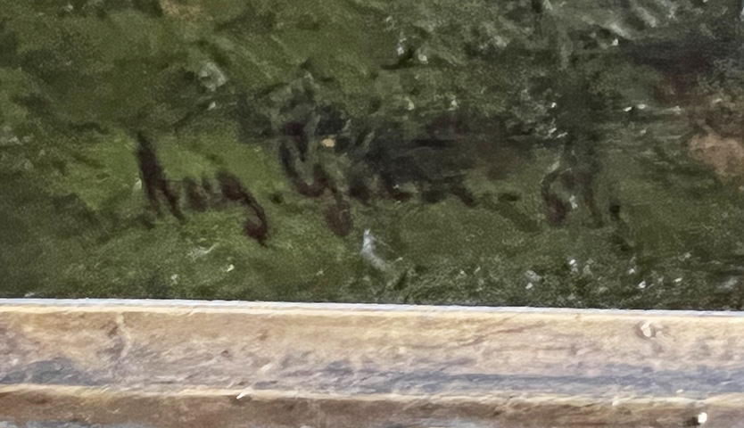 August Christian Geist | Landschaft mit Blick auf einen Fluss | MutualArt