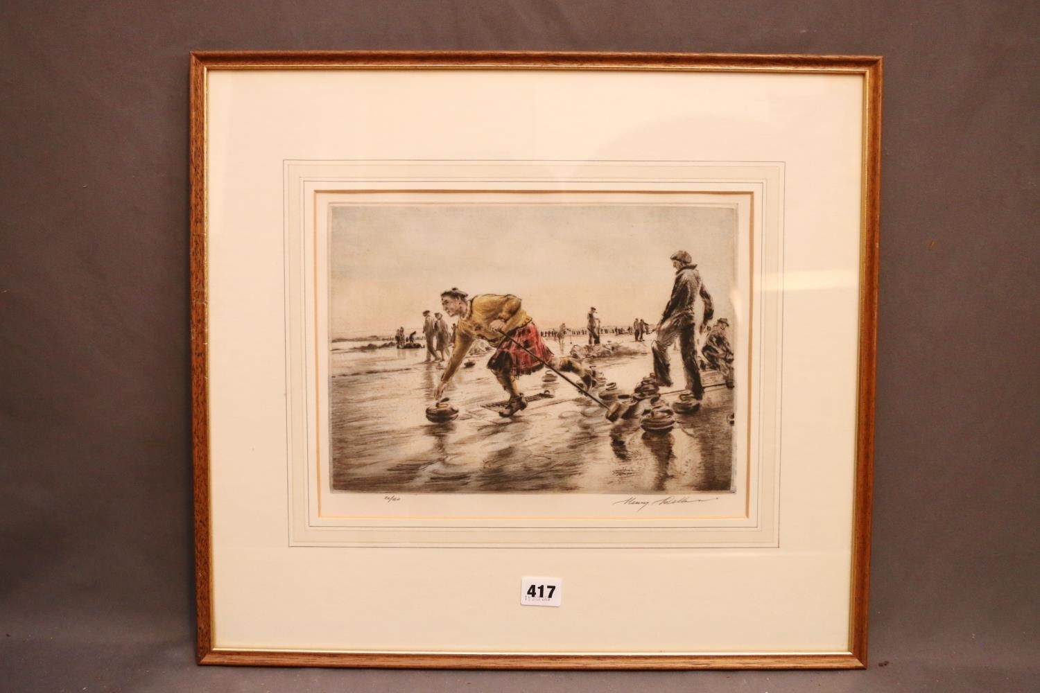 Henry Wilkinson | curling (1921) | MutualArt