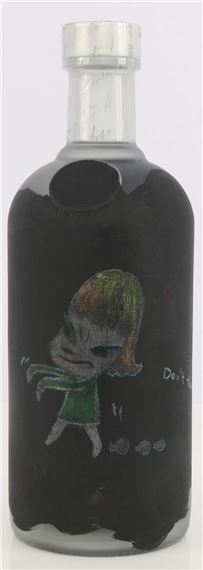 Yoshitomo Nara | çABSOLUT VODKA BOTTLE JAPANESE ART (1959) | MutualArt