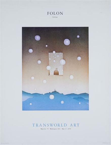 Jean-Michel Folon | FOLON ETCHINGS TRANSWORLD ART Washington DC, 1979 ...
