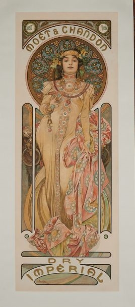 Alphonse Mucha | MOËT CHANDON DRY IMPERIAL, 1899 (1899) | MutualArt