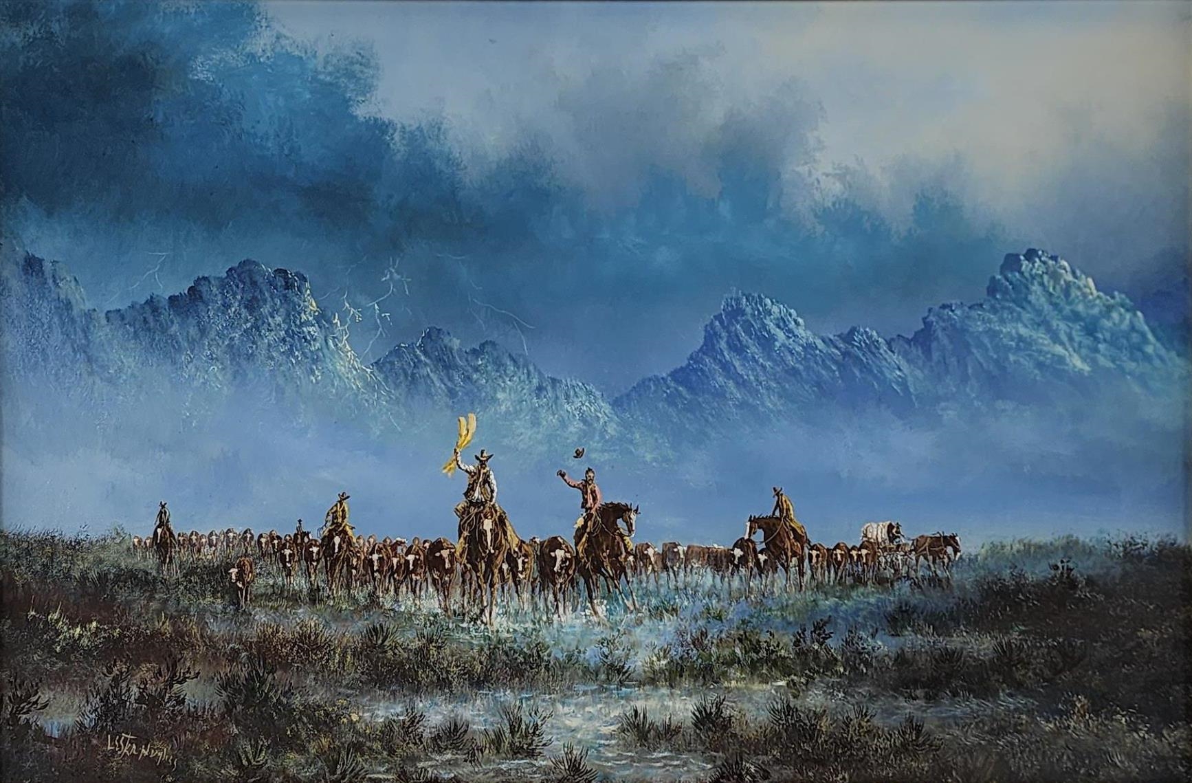 Lester Hughes | Lester Hughes Oil On Canvas Painting | MutualArt