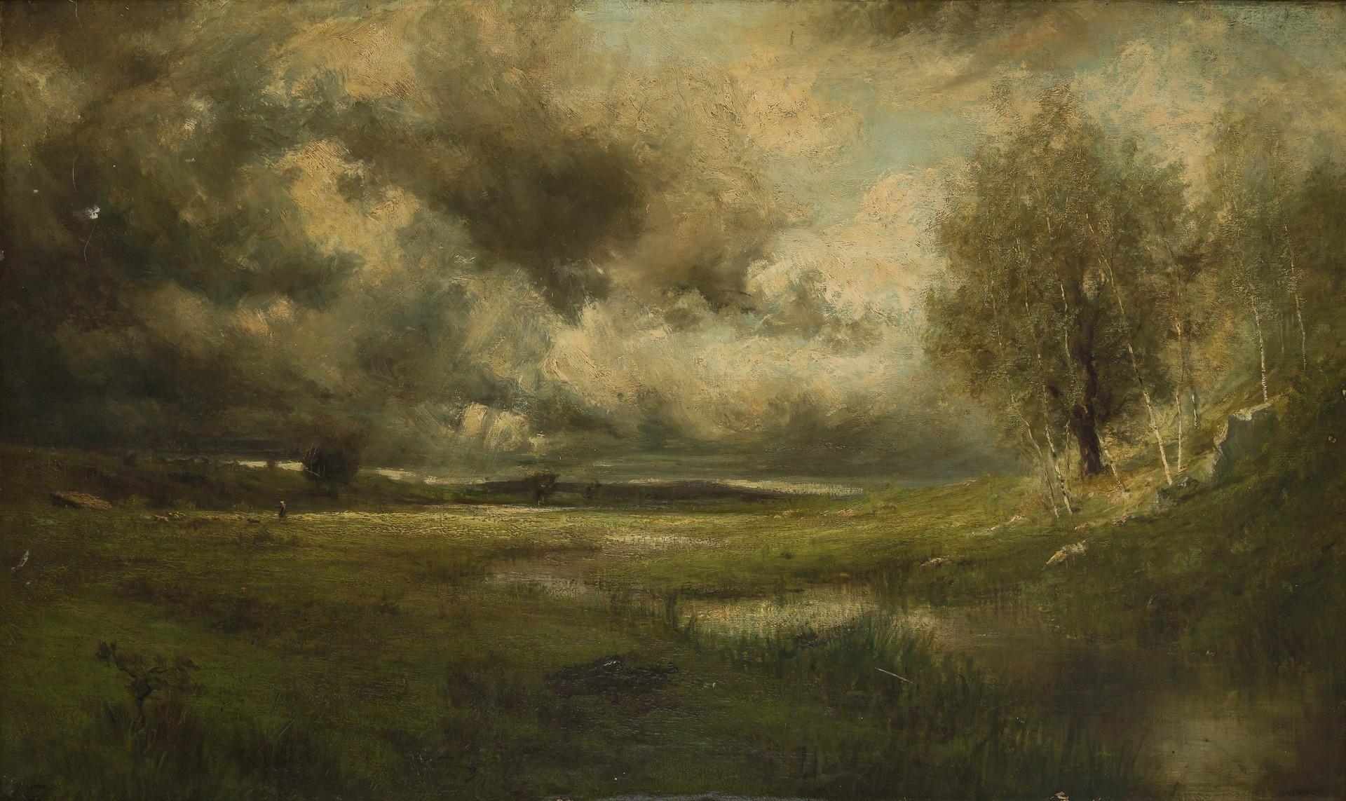 Robert Crannell Minor | Mountain Landscape with Hunter | MutualArt