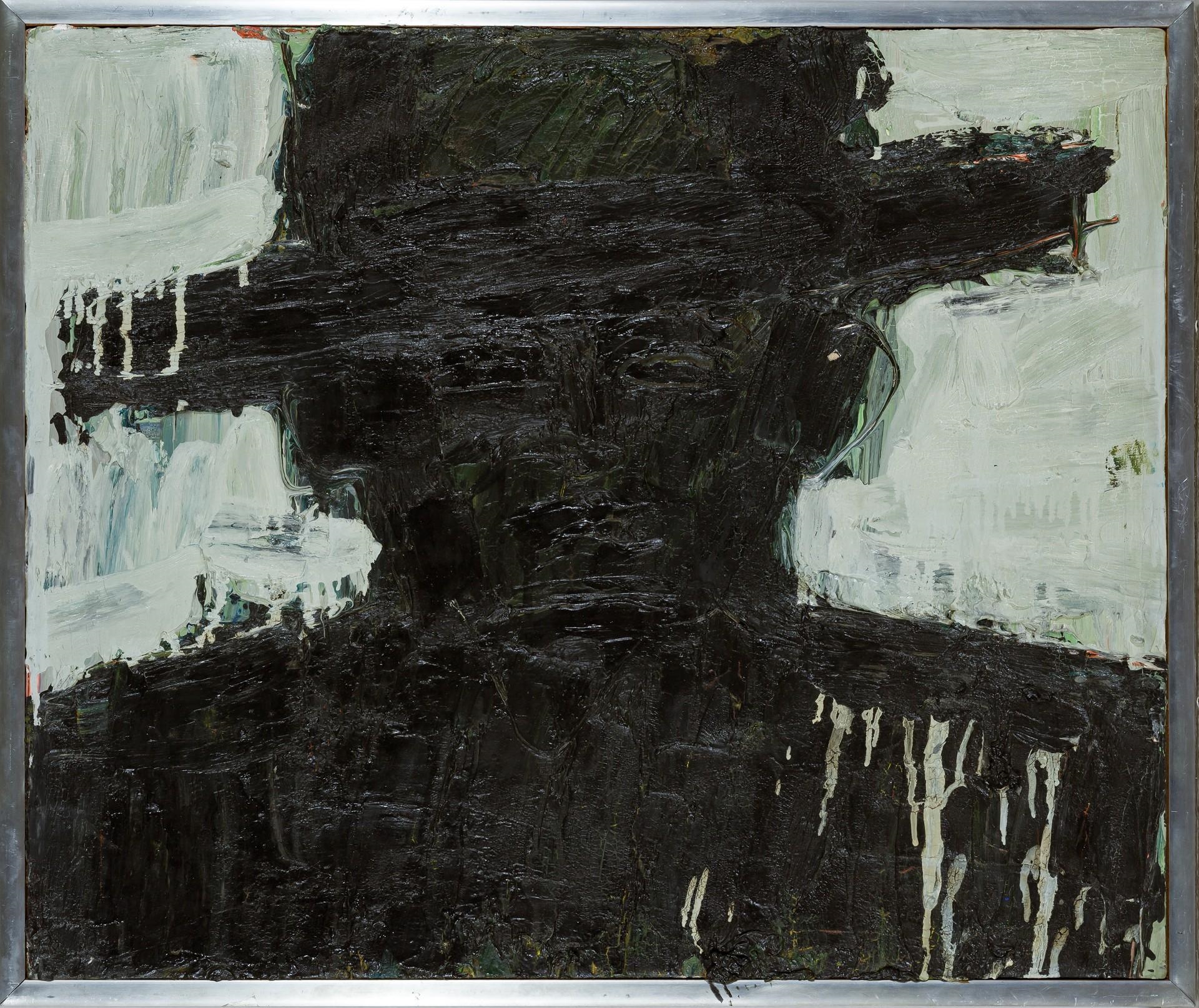 Lester Johnson | Untitled, 1964 (Man's Head with Hat) | MutualArt