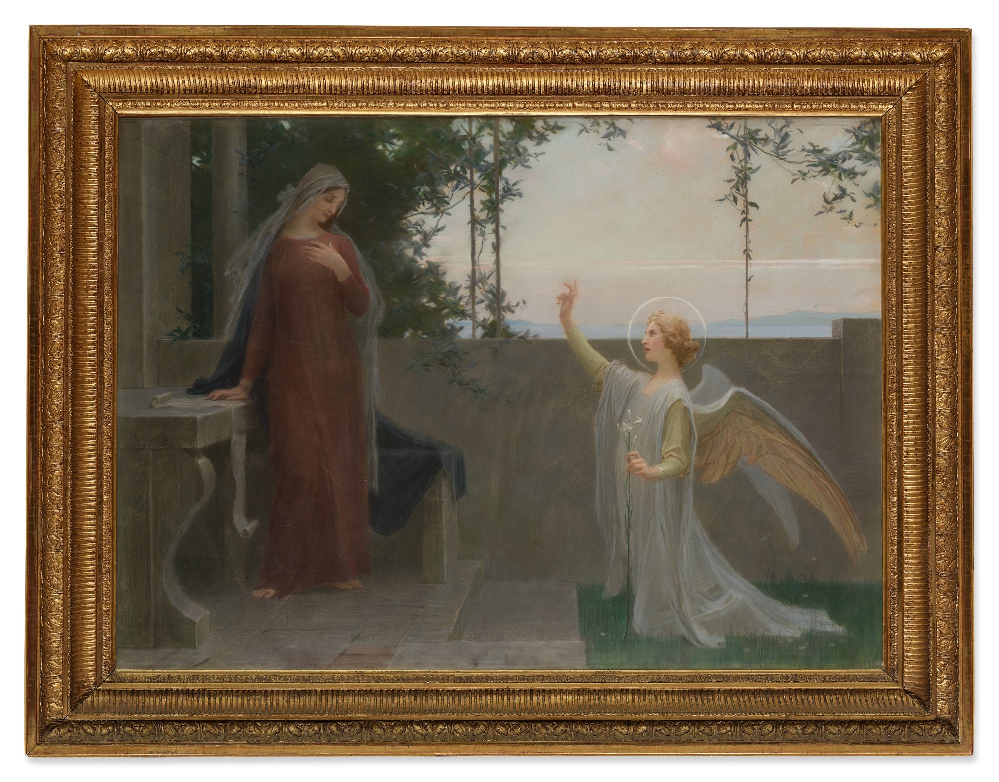 Maxmilián Pirner | The Annunciation | MutualArt