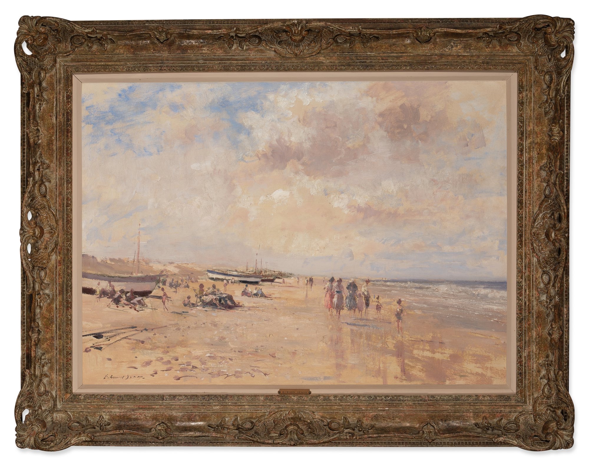 Edward Brian Seago | Beach Scene | MutualArt