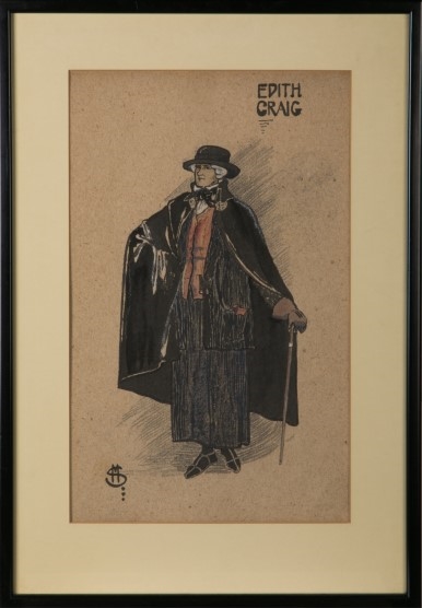 Edith Craig | Study for a costume | MutualArt