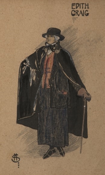 Edith Craig | Study for a costume | MutualArt