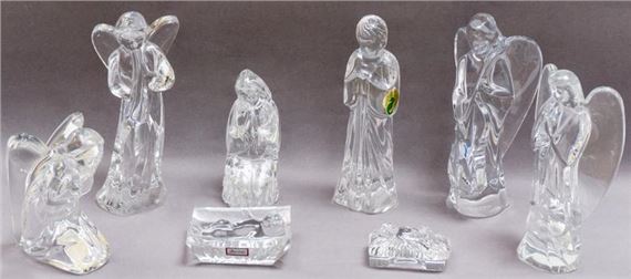 Baccarat | 8 Piece Crystal Nativity Scene | MutualArt