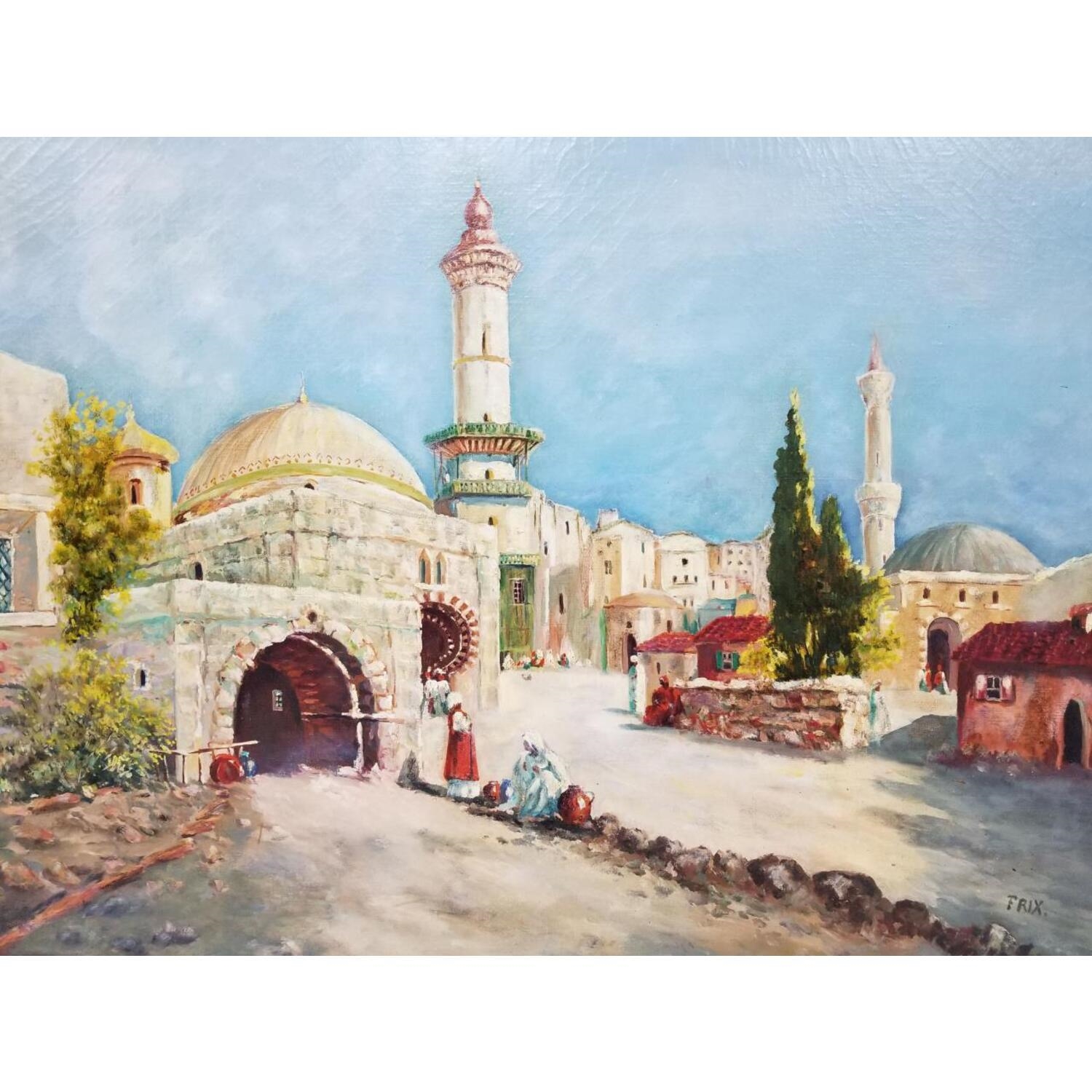 Jean Frix | Middle Eastern Village Scene | MutualArt