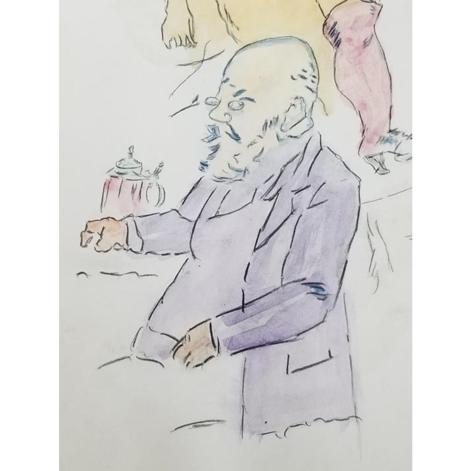 George Grosz | Freud & His Patient (1926) | MutualArt