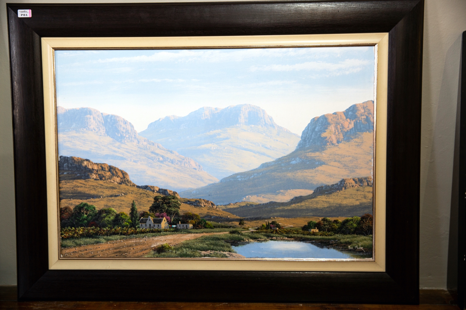 Paul Munro | CAPE MOUNTAINSCAPE WITH FARM COTTAGES | MutualArt