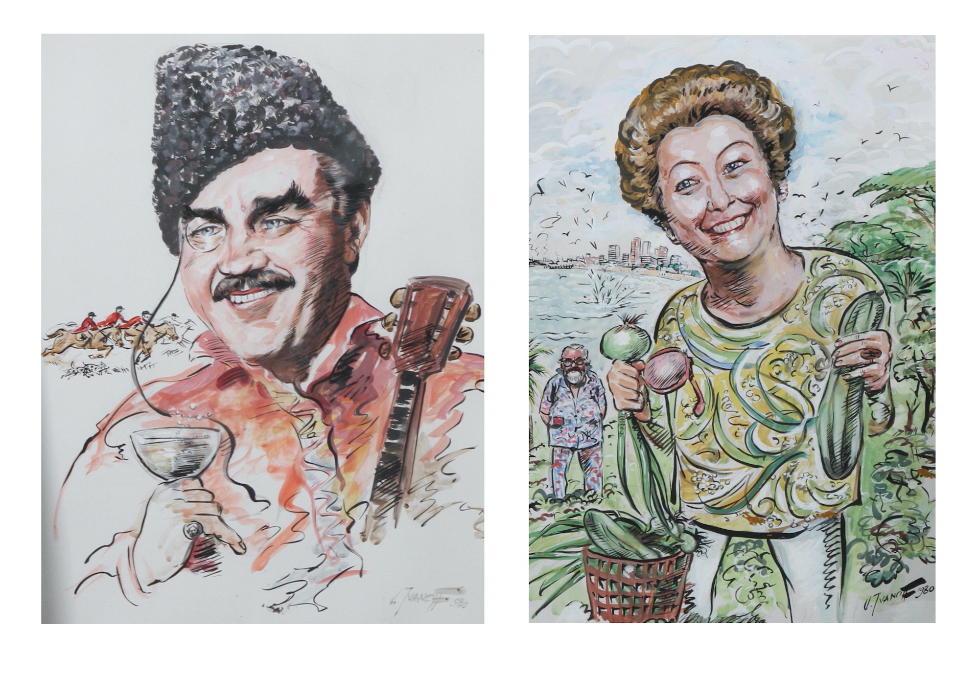 Victor Ivanoff | CARICATURES (1980) | MutualArt