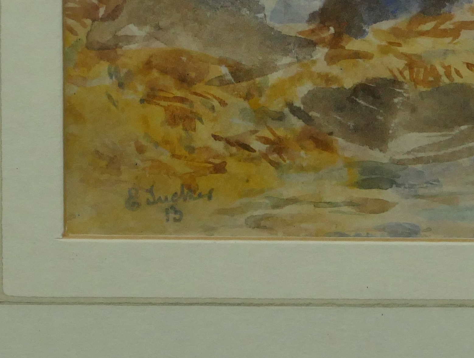 Edward Tucker | Edward Tucker watercolour depicting figure and cattle ...