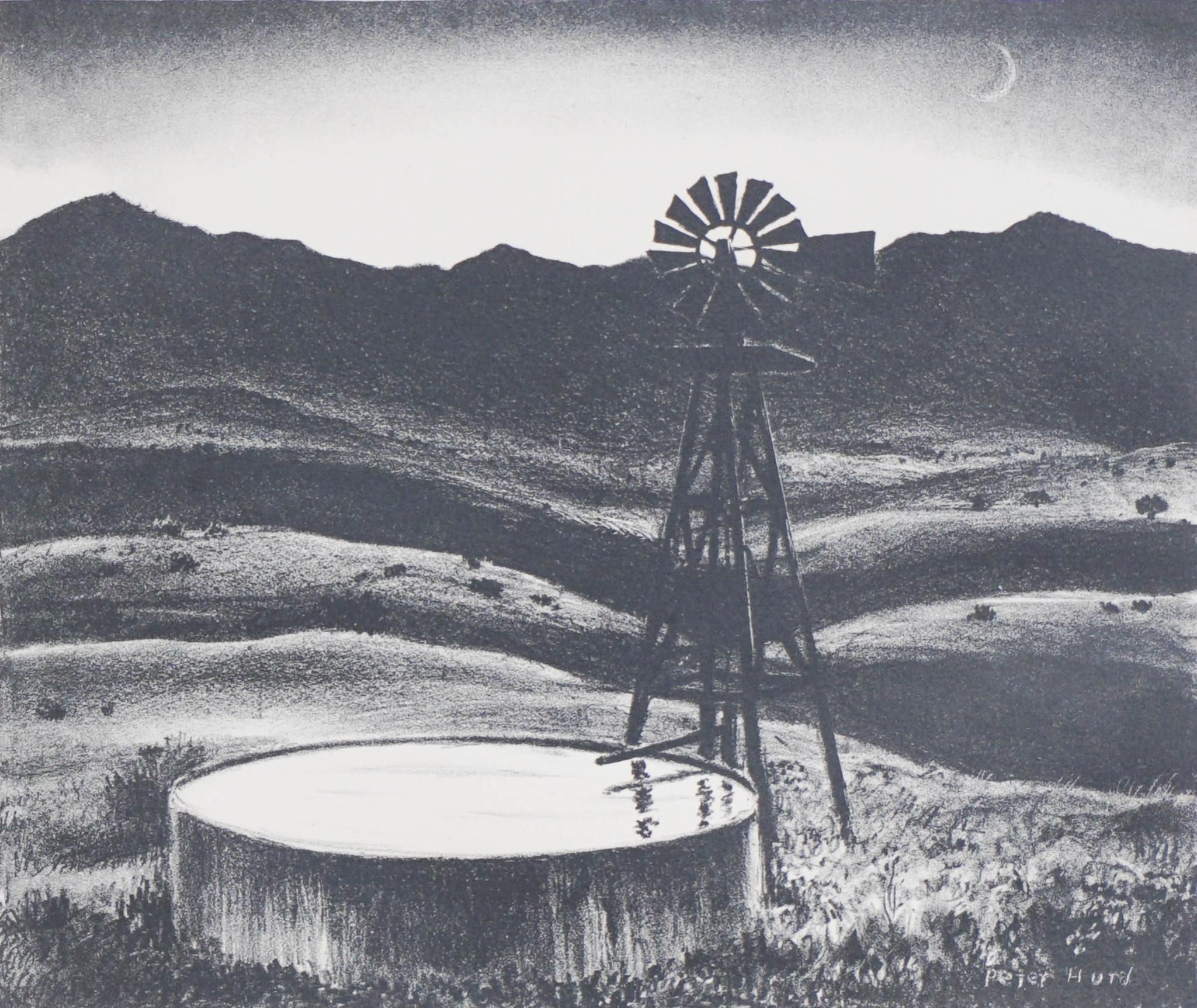 Peter Hurd | The Water Tank (1930s) | MutualArt