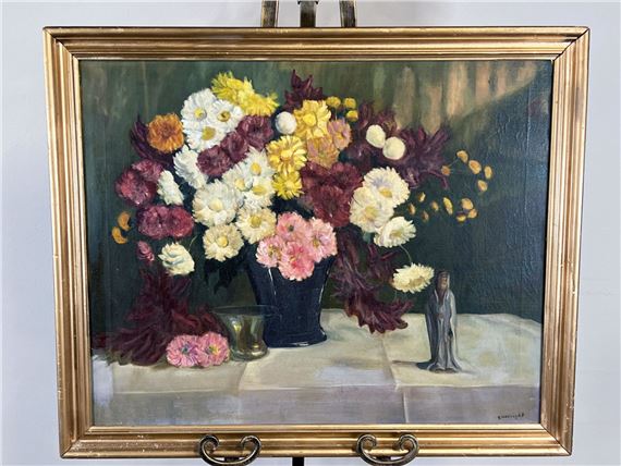 H. Wright | SIGNED STILL LIFE OF FLOWERS BY B.H. WRIGHT | MutualArt