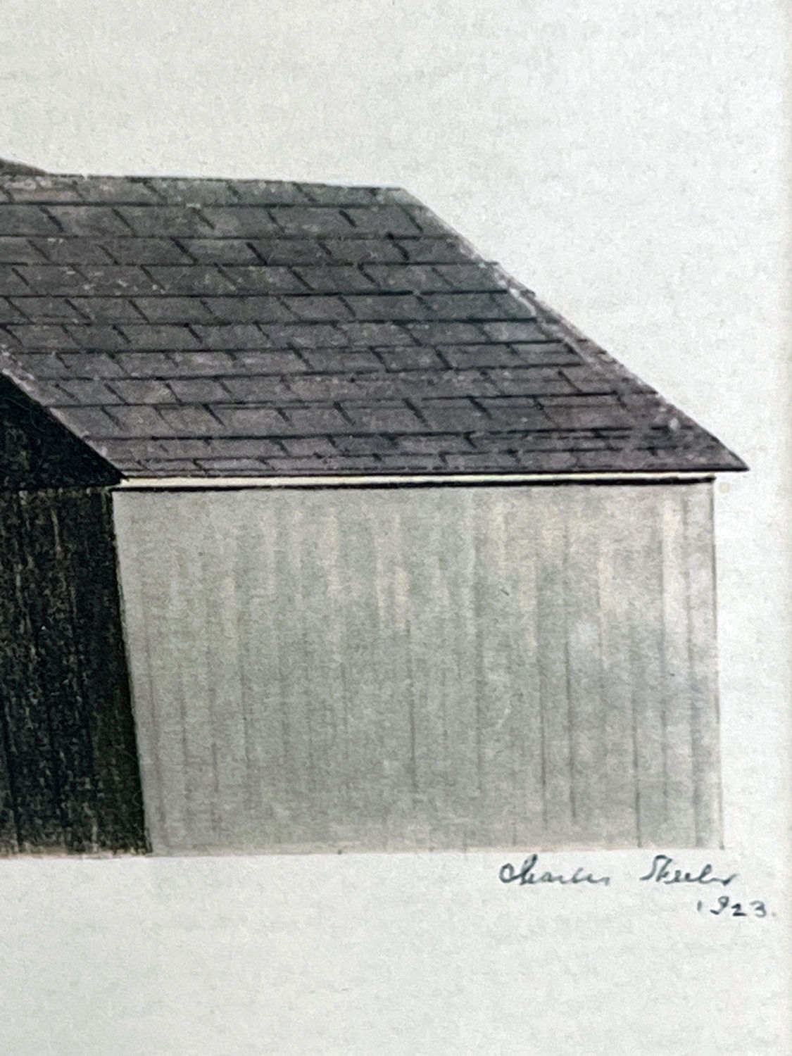 Charles Sheeler | FRAMED CHARLES SHEELER BARN 1923 | MutualArt