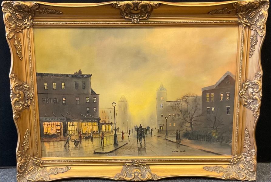 Digby Page | Victorian Street (1892) | MutualArt