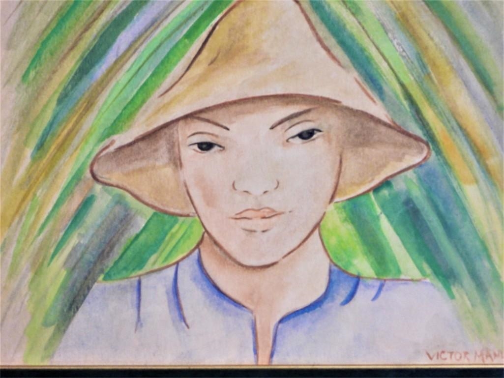 Victor Manuel | Victor MANUEL (1897 - 1969) framed Watercolor mixed ...