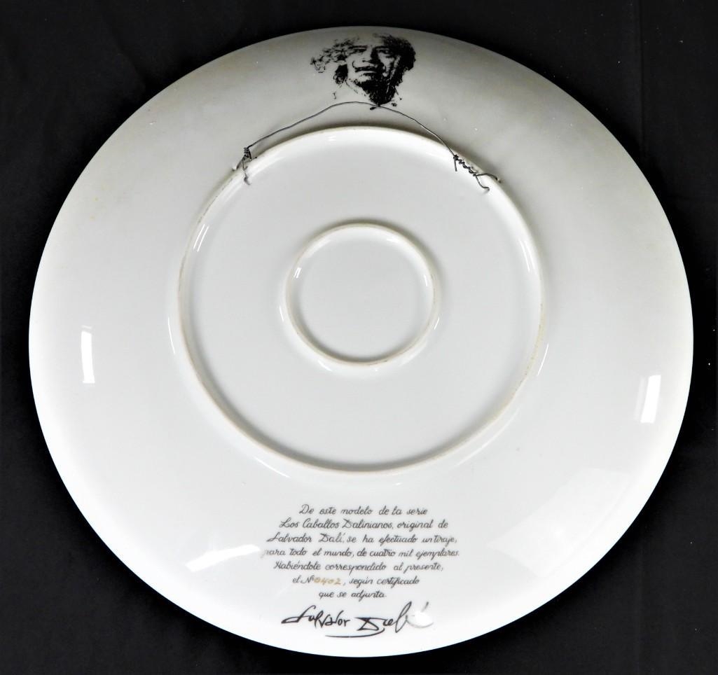 Salvador Dalí | Large Porcelain plate by Salvador Dali (1904) | MutualArt