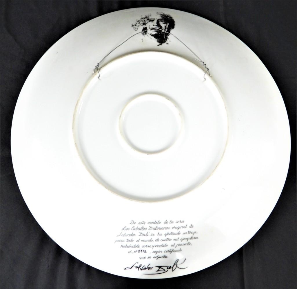 Salvador Dalí | Large Porcelain plate by Salvador Dali (1904) | MutualArt
