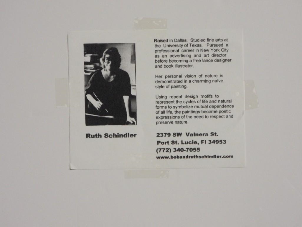 Roth Schindler | Framed lithograph signed Roth SCHINDLER and numbered ...
