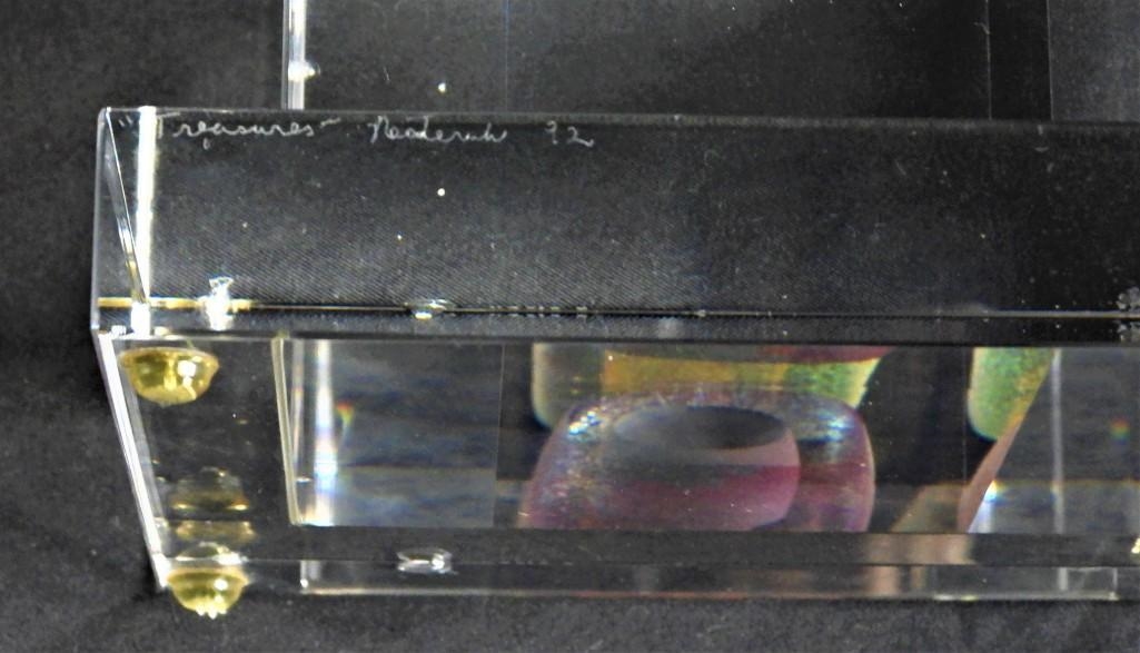 Edward Nesteruk | NESTERUK (BORN 1941) ART GLASS SCULPTURE signed and ...