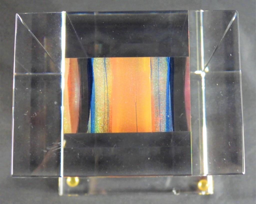 Edward Nesteruk | NESTERUK (BORN 1941) ART GLASS SCULPTURE signed and ...