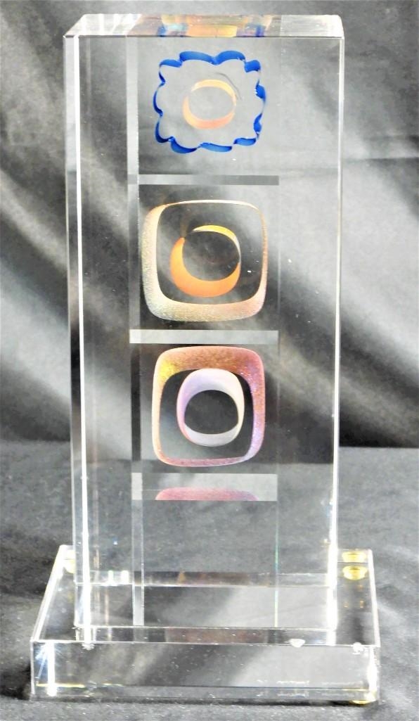 Edward Ed Nesteruk | NESTERUK (BORN 1941) ART GLASS SCULPTURE signed ...