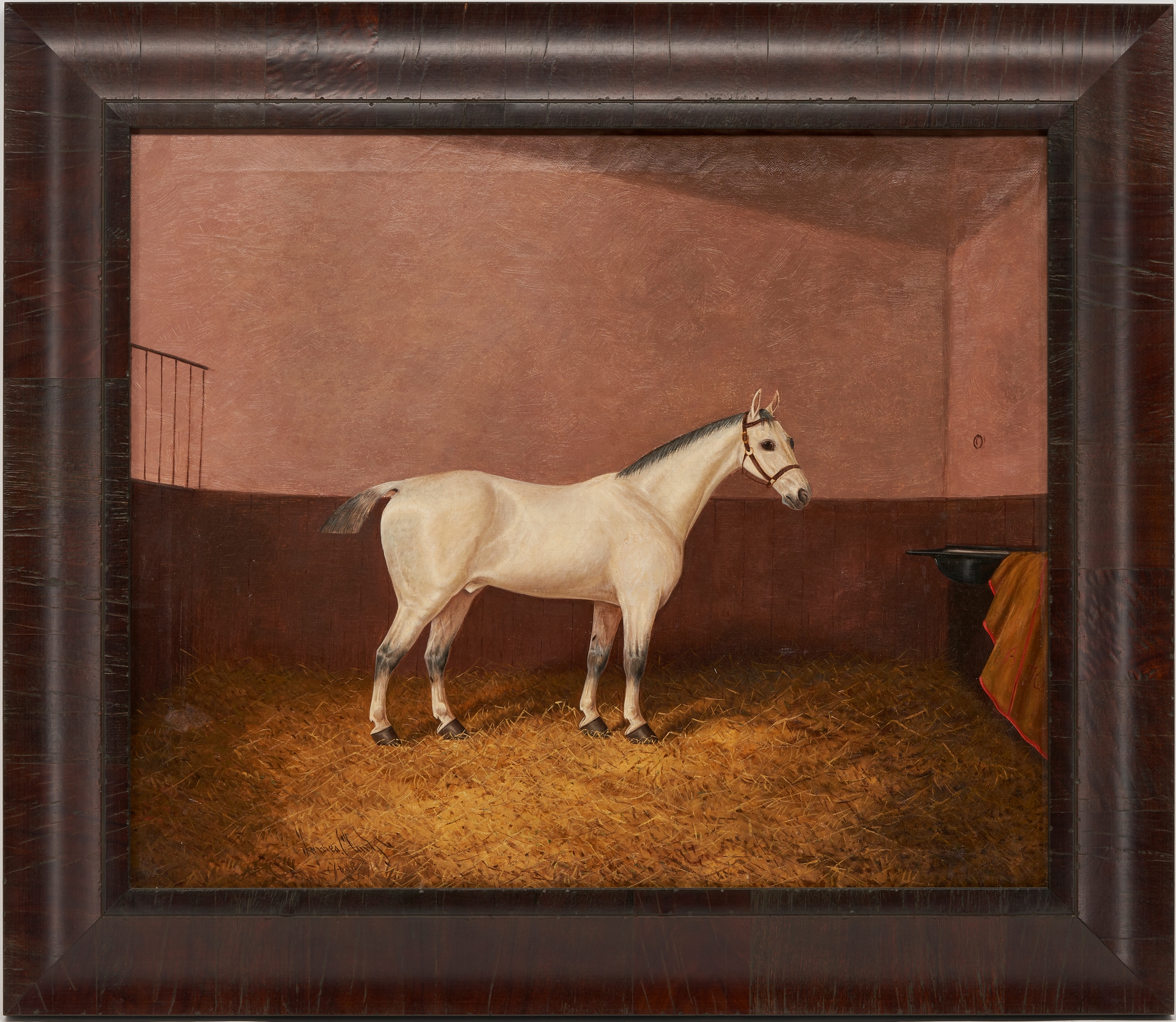 James Clark | James Clark O/C English Equestrian Painting (1888 ...