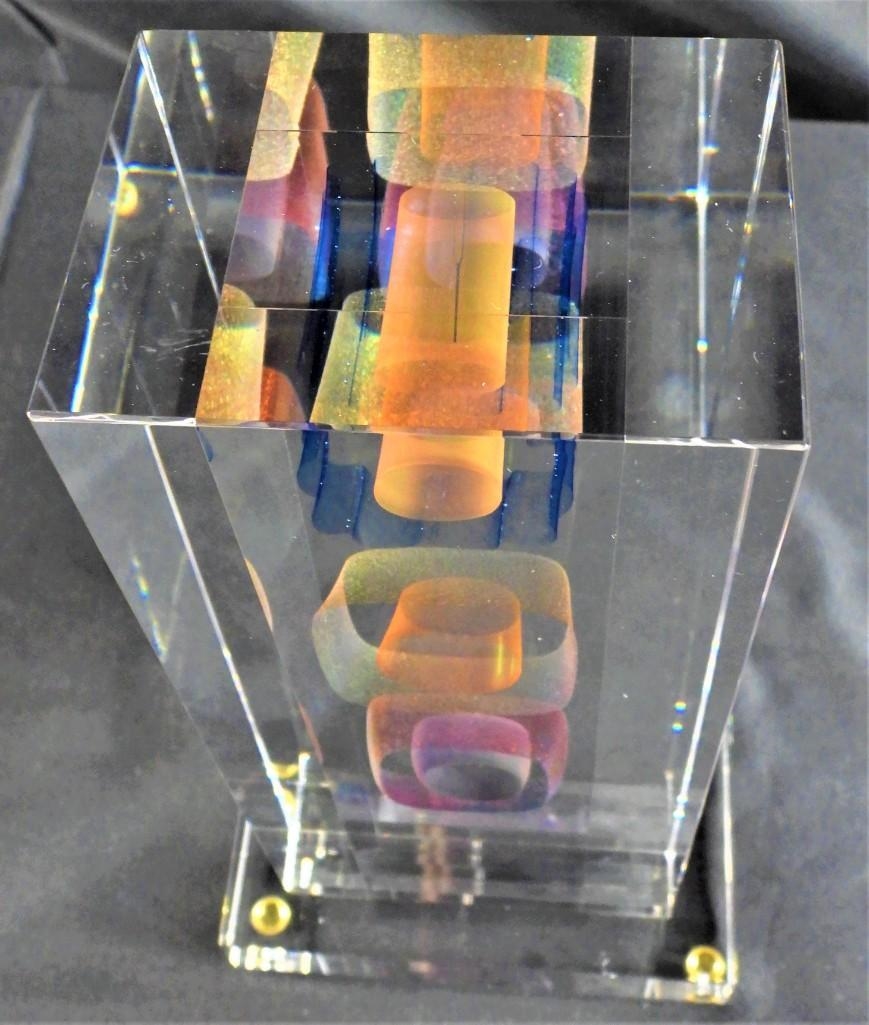 Edward Ed Nesteruk | NESTERUK (BORN 1941) ART GLASS SCULPTURE signed ...