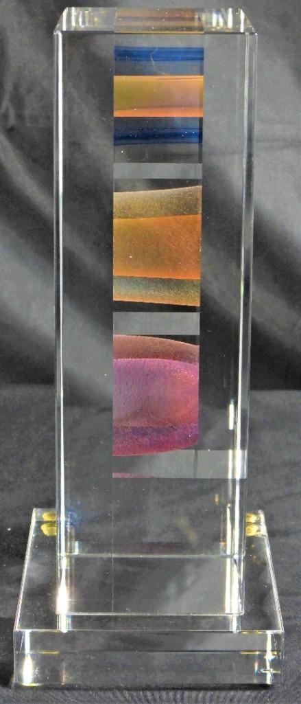 Edward Nesteruk | NESTERUK (BORN 1941) ART GLASS SCULPTURE signed and ...