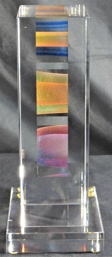 Edward Ed Nesteruk | NESTERUK (BORN 1941) ART GLASS SCULPTURE signed ...