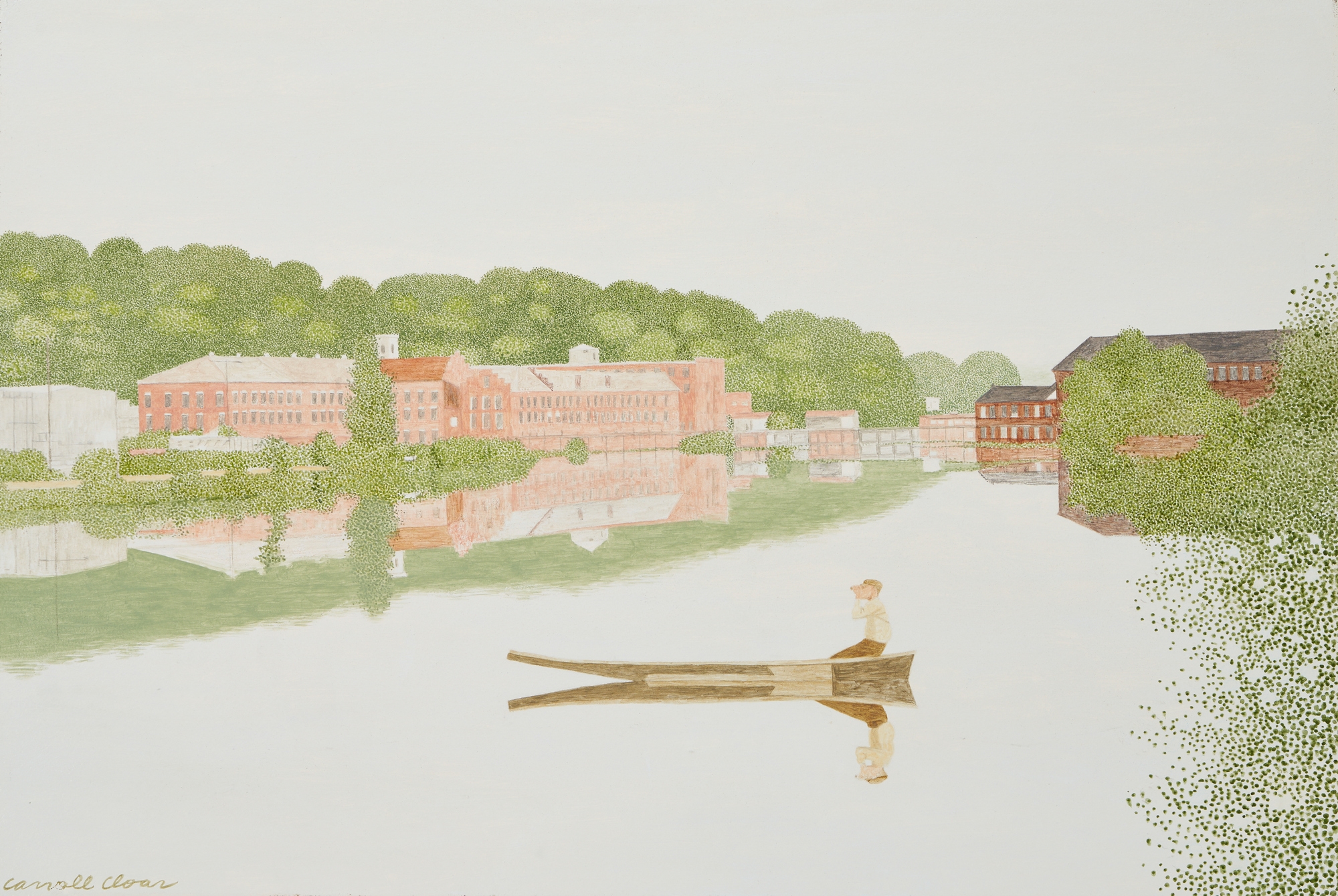 Cloar Carroll | Carroll Cloar Acrylic Painting, The Explorer (1982 ...