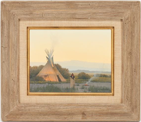 Michael Hadley | Michael Hadley O/B Native American Painting | MutualArt