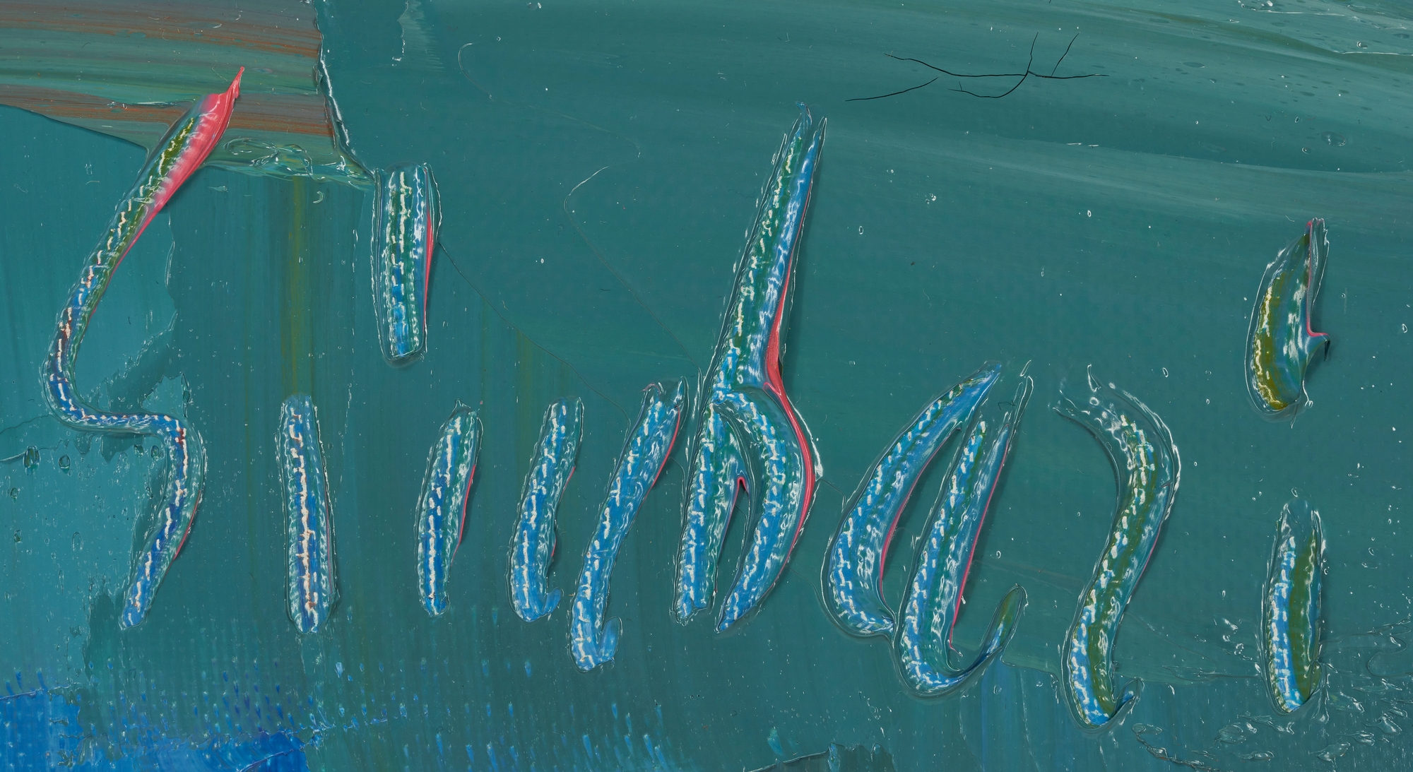 Nicola Simbari | Nicola Simbari O/C Harbor Scene Painting w/ Figures ...