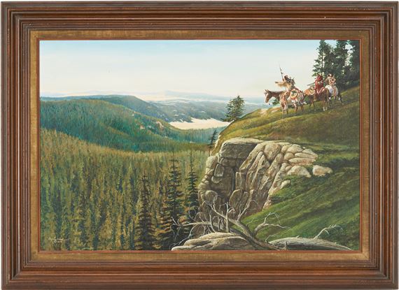 Roy Lee Ward | Roy Lee Ward O/B Western Landscape, Mysterious Prairie ...