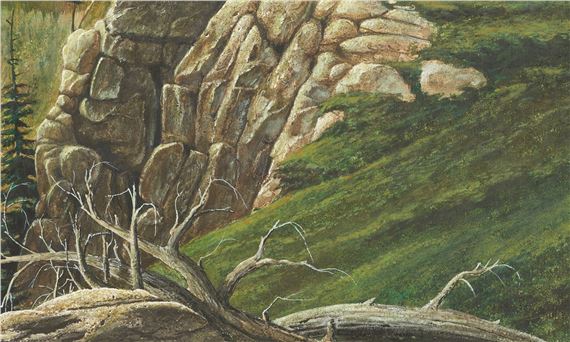 Roy Lee Ward | Roy Lee Ward O/B Western Landscape, Mysterious Prairie ...
