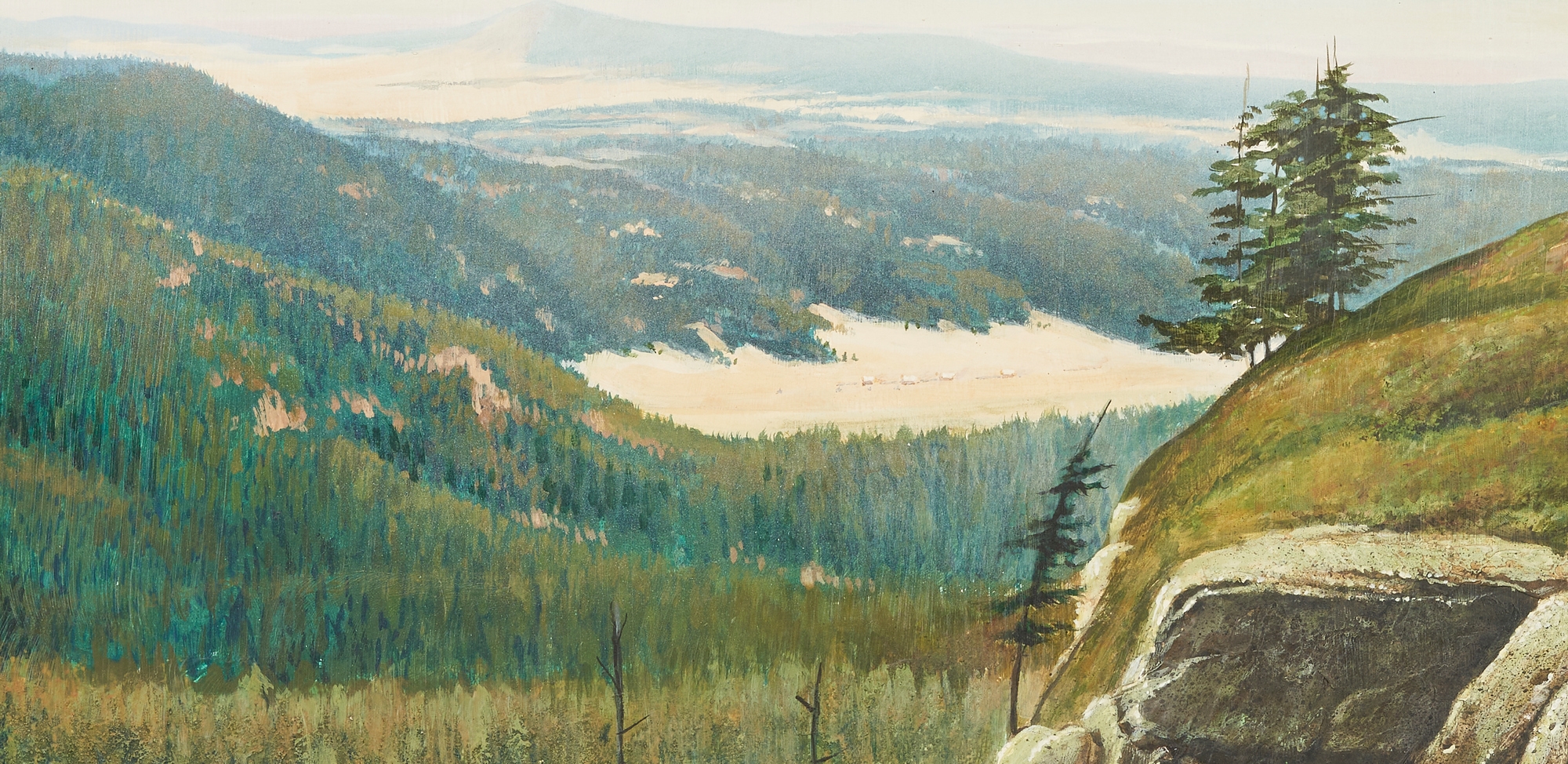 Roy Lee Ward | Roy Lee Ward O/B Western Landscape, Mysterious Prairie ...