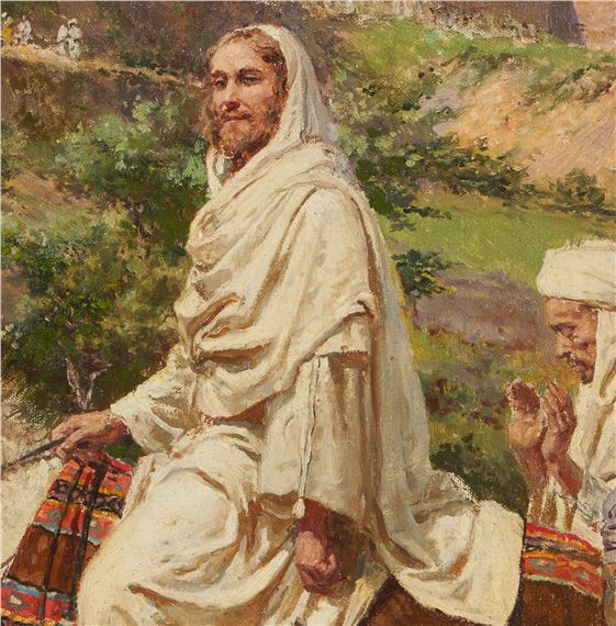 Fortunino Matania | Fortunino Matania O/C Religious Painting, Christ ...