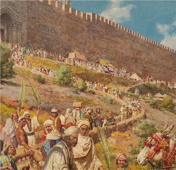 Fortunino Matania | Fortunino Matania O/C Religious Painting, Christ ...