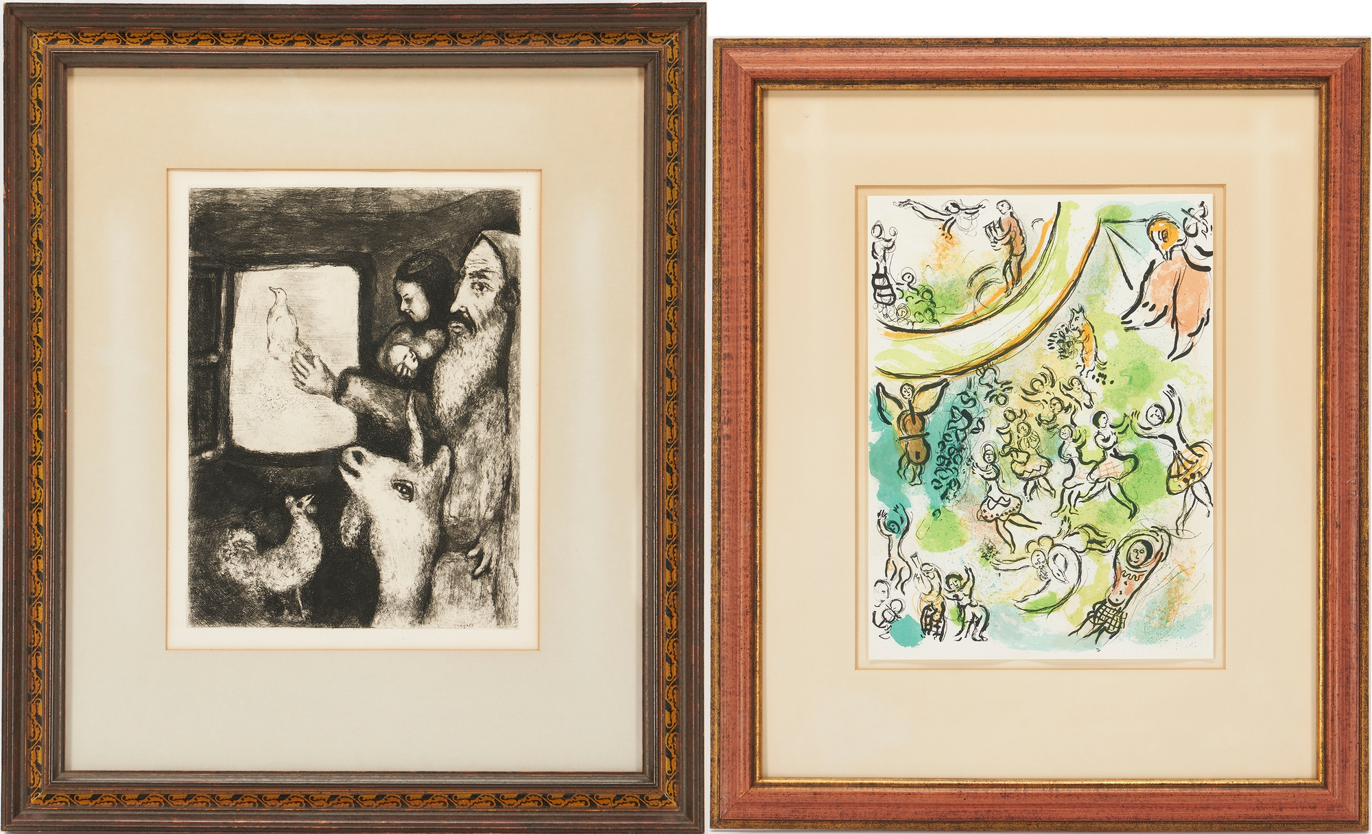Marc Chagall | Two Marc Chagall Prints: The Ceiling of the Paris Opera ...