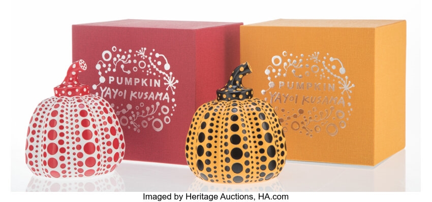 Yayoi Kusama | Red and Yellow Pumpkin | MutualArt