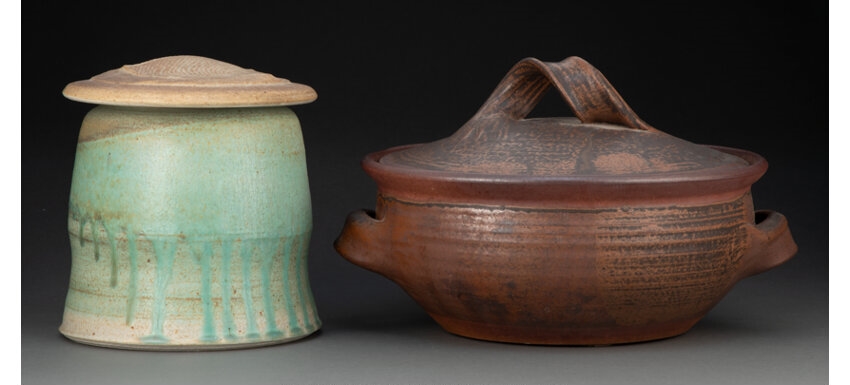Karen Karnes | Two Covered Vessels | MutualArt