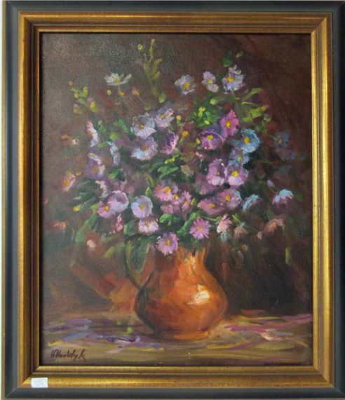 Helen Van Wyck | Floral still life | MutualArt