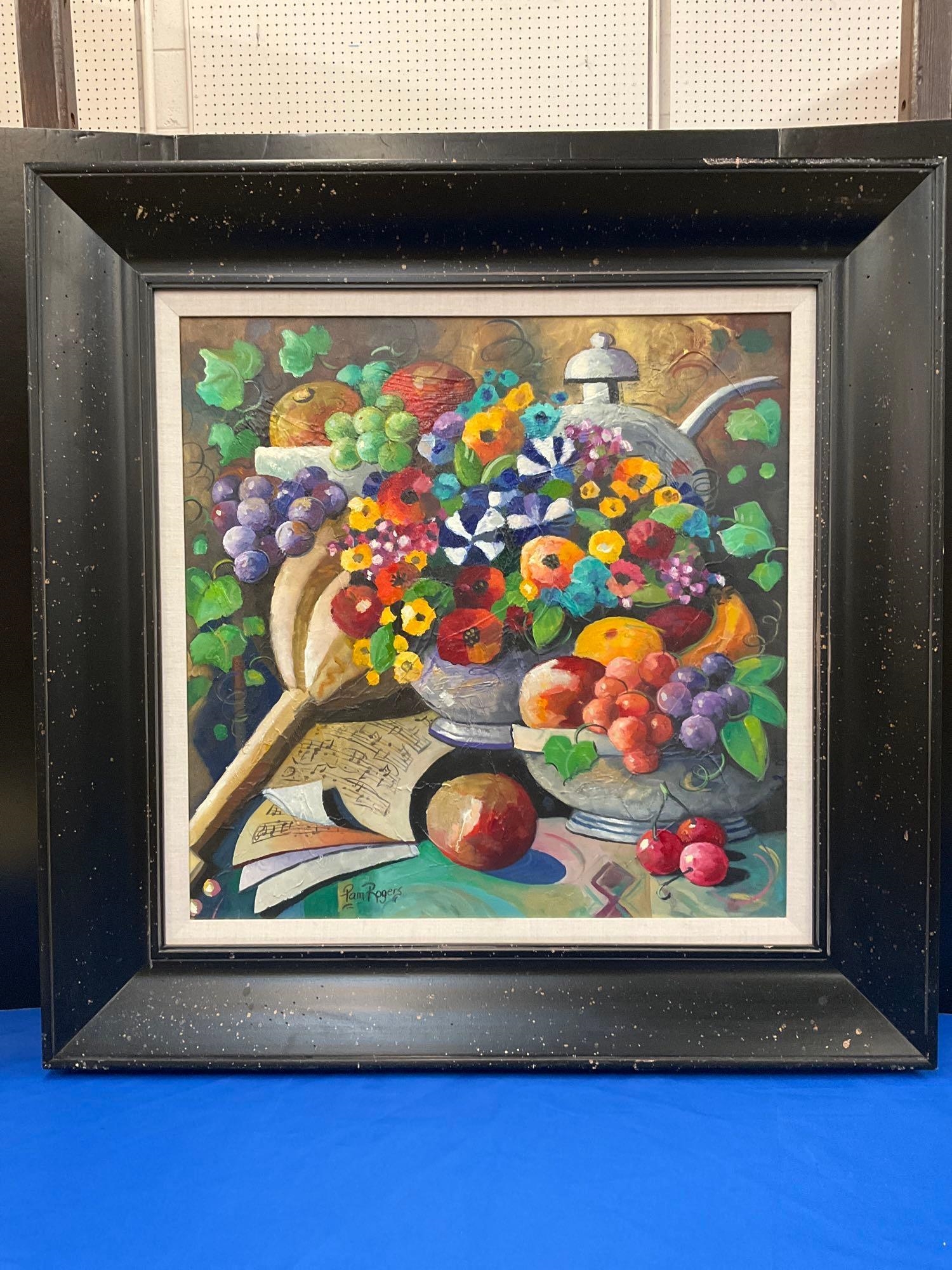 Pam Rogers | Pam Rogers Colorful Still Life | MutualArt