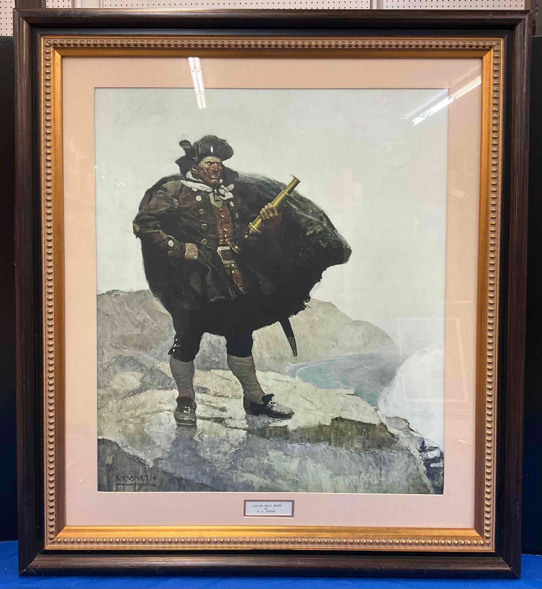 N.C. Wyeth | Large “Captain Billy Bones” Print by N.C. Wyeth | MutualArt