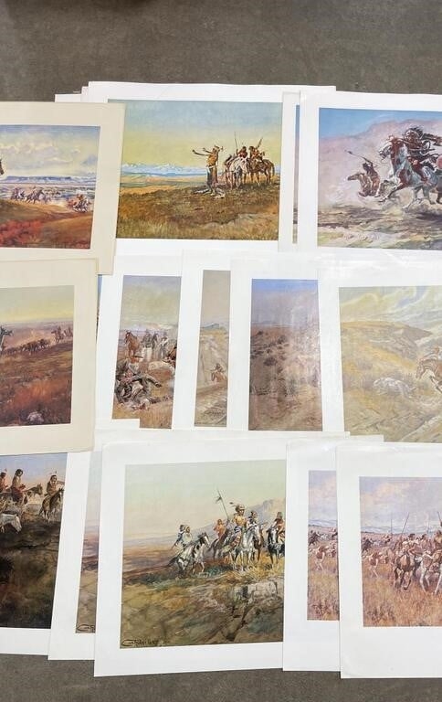 Charles Marion Russell | Large Collection of Charles M. Russell Prints | MutualArt