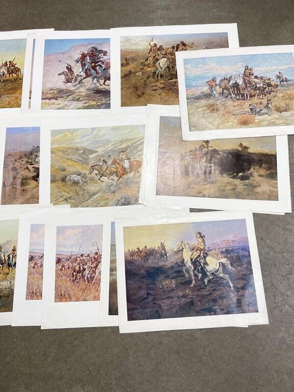 Charles Marion Russell | Large Collection of Charles M. Russell Prints | MutualArt